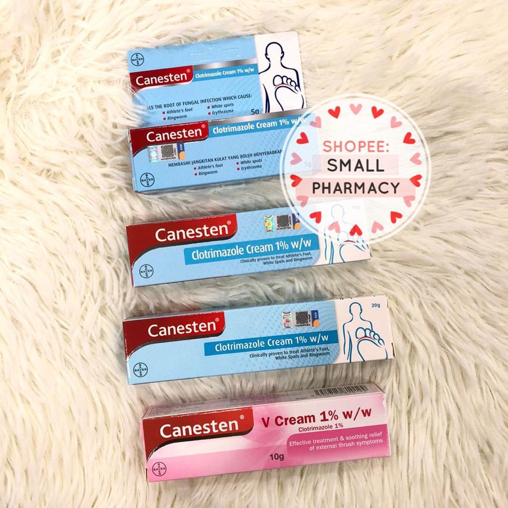 Canesten 1% V Cream 10g / Canesten Clotrimazole Cream 1% 5g or 10g or ...