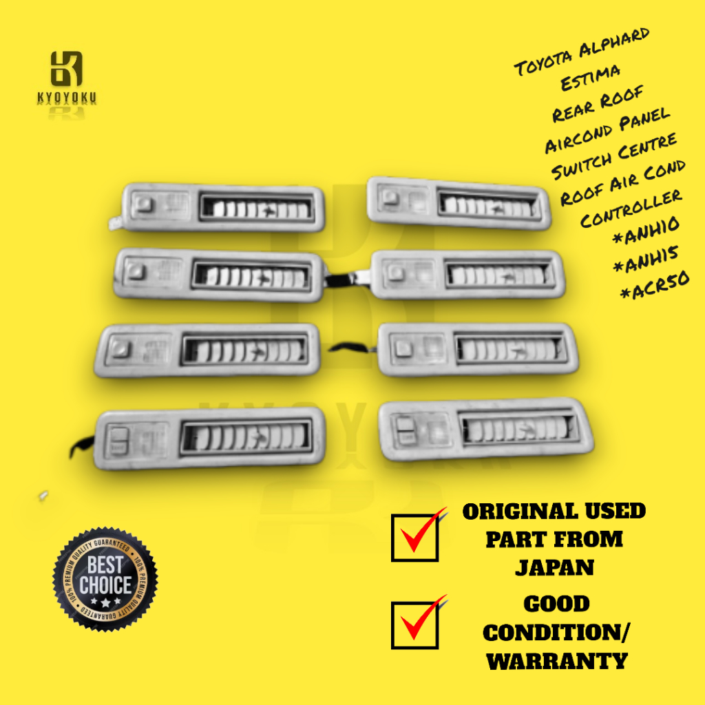 KYOYOKU - Aircond Switch Panel Toyota Alphard ANH10 Estima ACR30/MCR30 ...