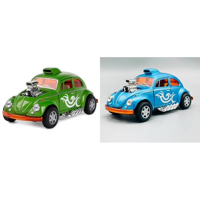 Kinsmart (12cm) Volkswagen VW Beetle Muscle Dragracer Custom Car Muscle ...