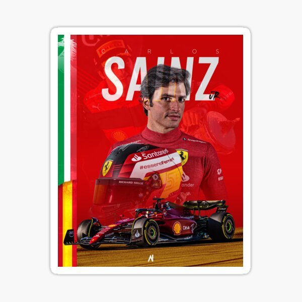 Carlos Sainz Stickers v1 | Shopee Malaysia