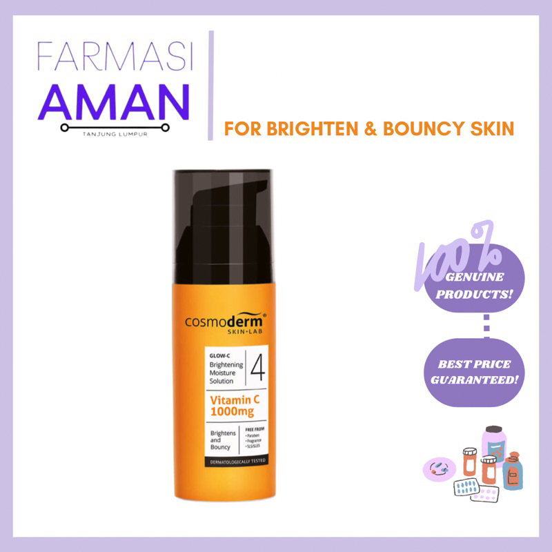 Cosmoderm Glow-C Brightening Moisture Solution 50ml | Shopee Malaysia