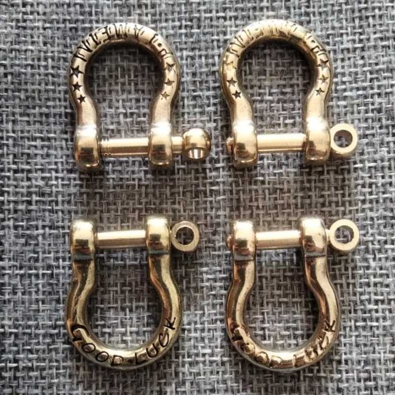 Solid Brass 10mm Good Luck Thick Type Solid Brass Shackle | Shopee Malaysia