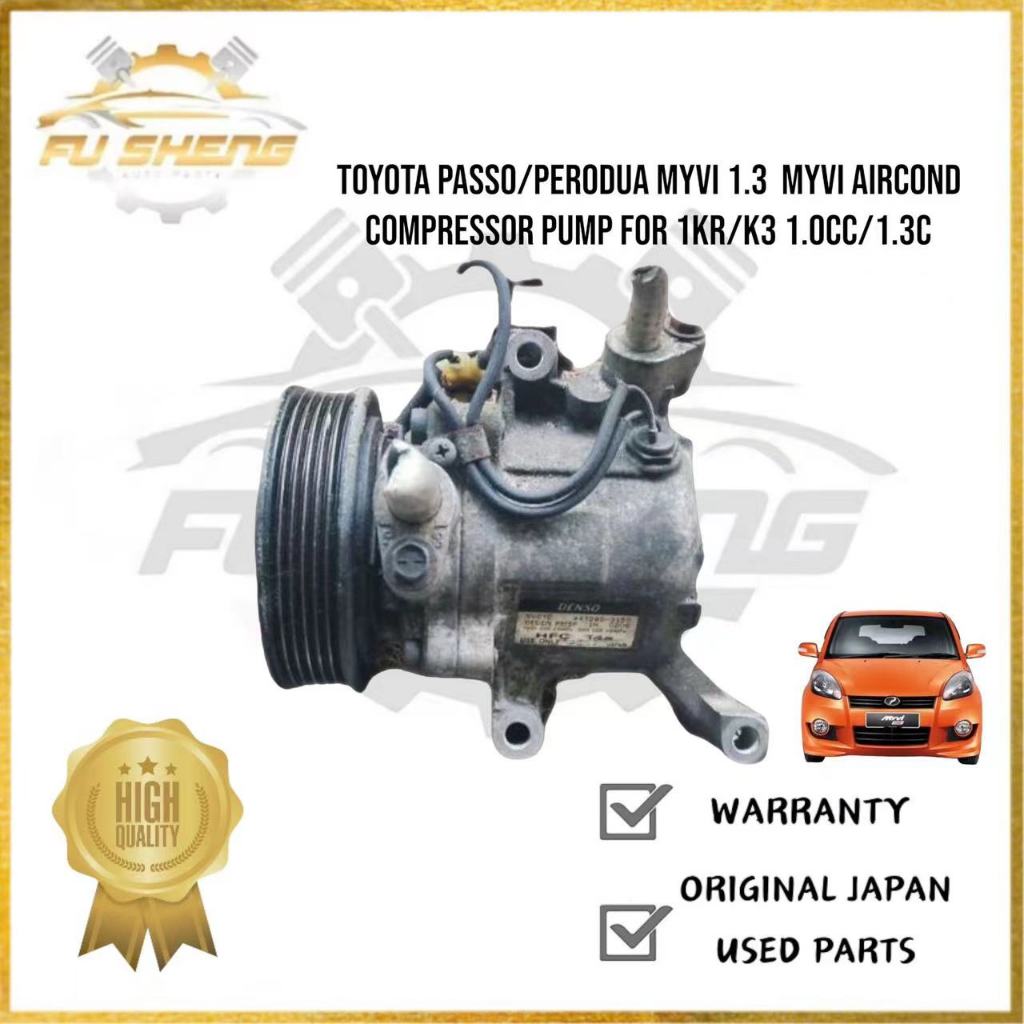 Toyota Passo/Perodua Myvi 1.3 Myvi Aircond Compressor Pump For 1KR/K3 1 ...