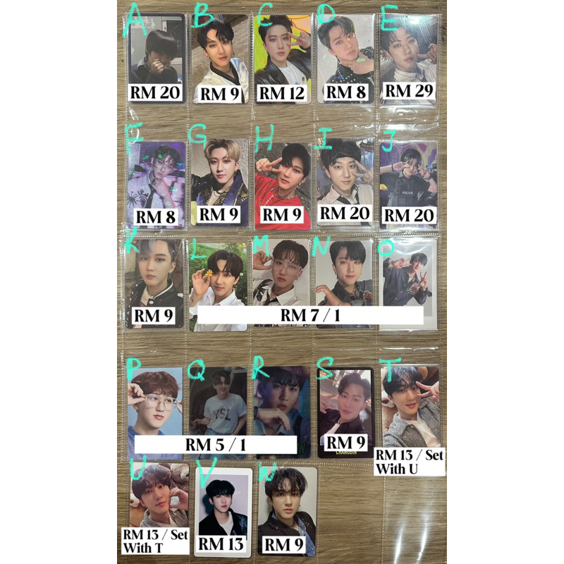 Stray Kids Changbin Photocards Official (A/I/J/E) | Shopee Malaysia