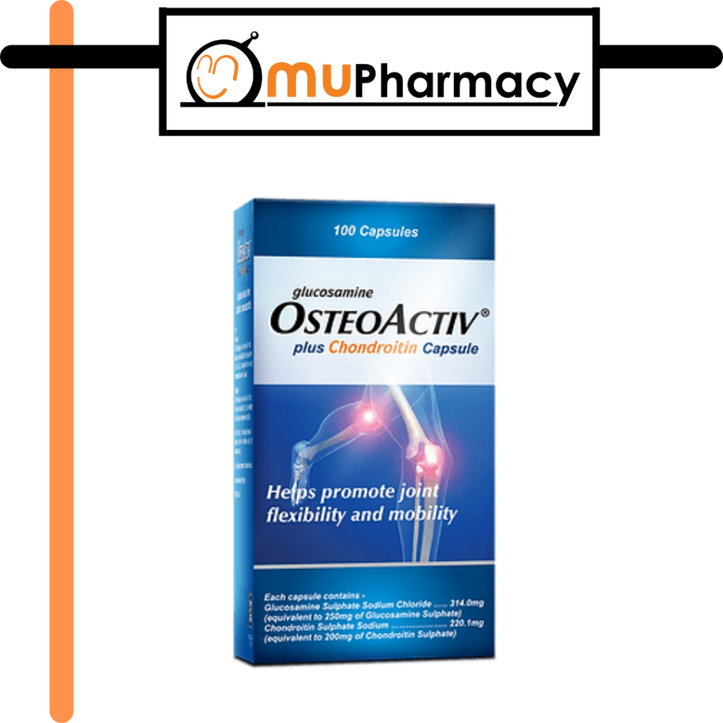 OSTEOACTIV PLUS CHONDROITIN CAPSULES 100'S (7/2024) | Shopee Malaysia