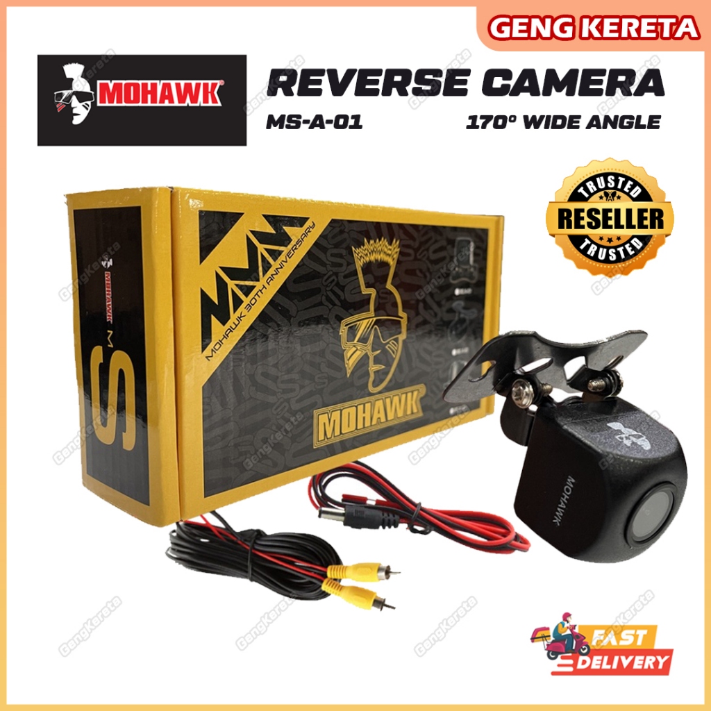 Mohawk Reverse Camera MS Series MS A-01 WaterProof With 170 Wide Angle ...