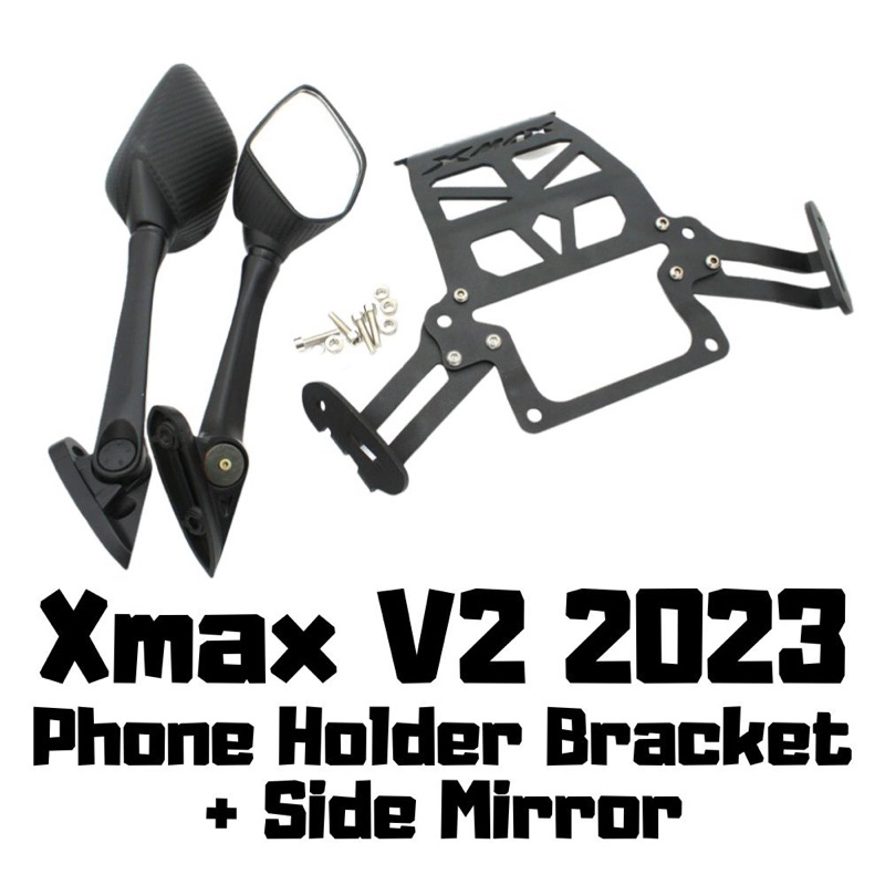 Yamaha XMAX 250 V2 XMAX 300 Side Mirror Windshield Extender Bracket ...
