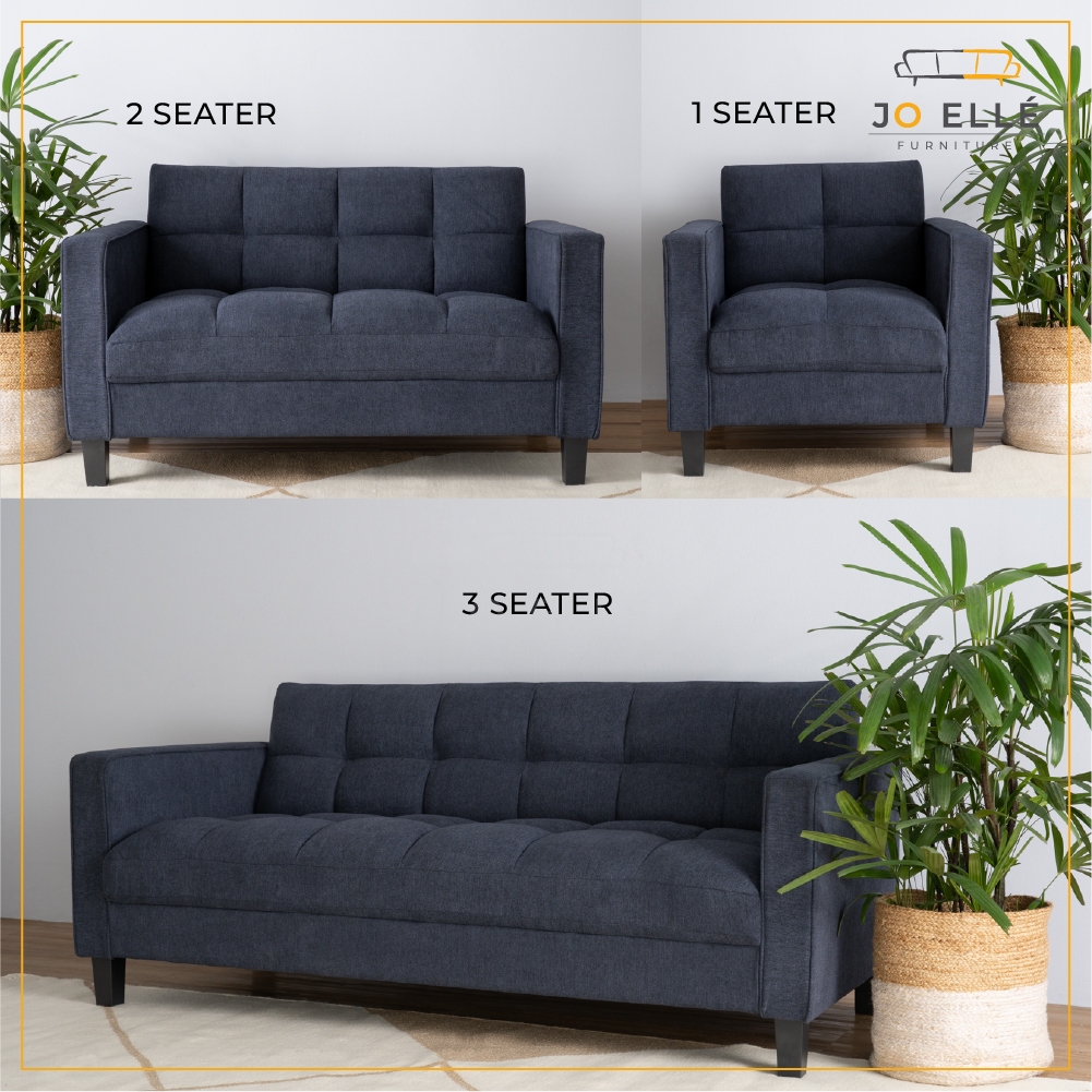 Jo ELLE - Sienna Premium Sofa Set / 1+2+3 Seater Sofa / PU Sofa / Cushion Sofa / Premium Sofa ...