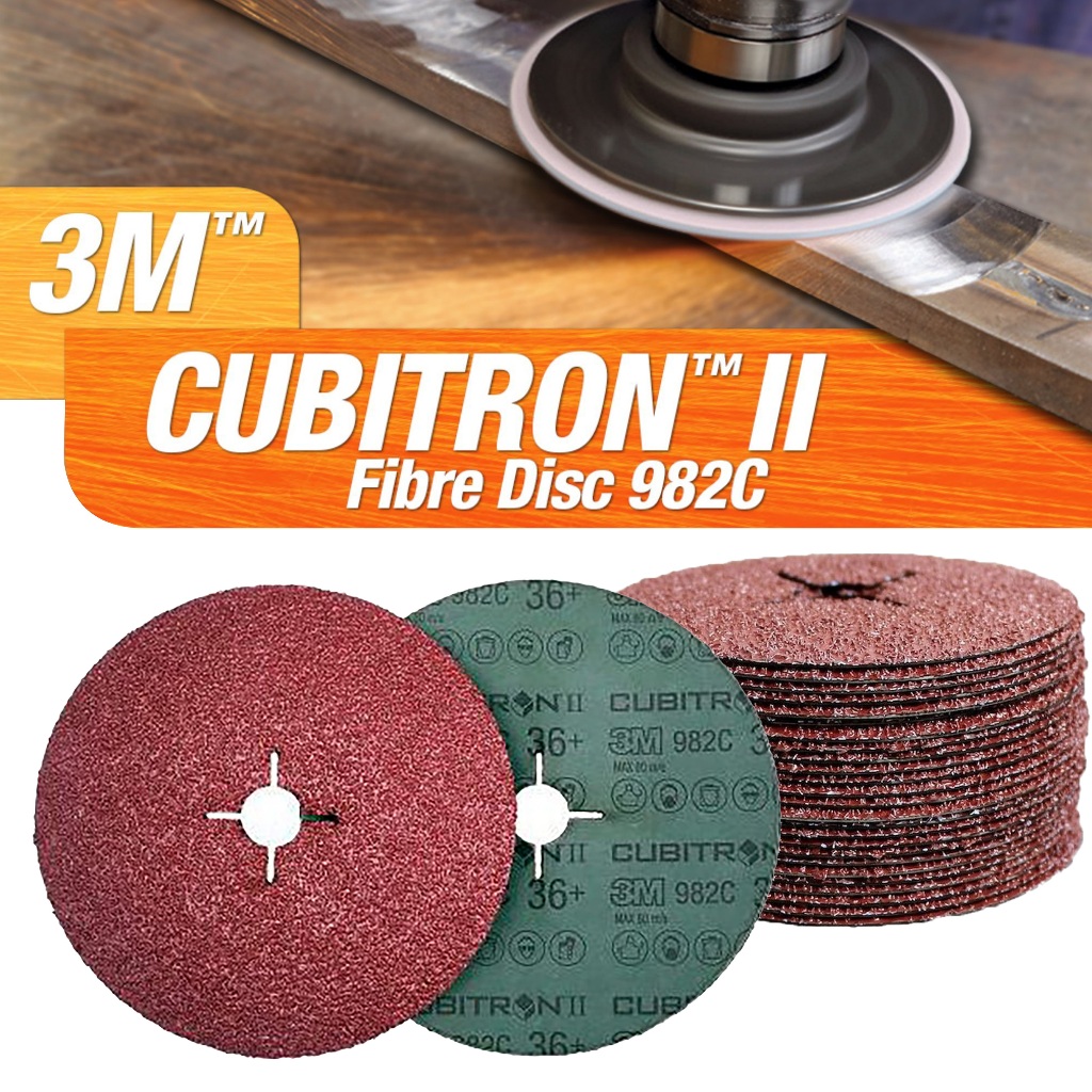 3M 4" X 36# 982C Cubitron II Fibre Disc - P36 Fiber Cutting Disc Abrasive Fiber Disc | Shopee ...
