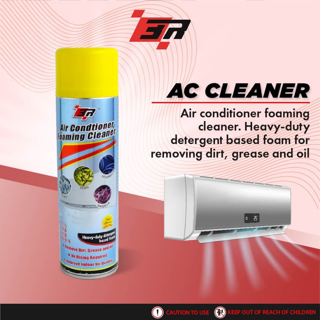 3R Air Conditioner Foaming Cleaner Spray - Cleaning Dust (350g ...