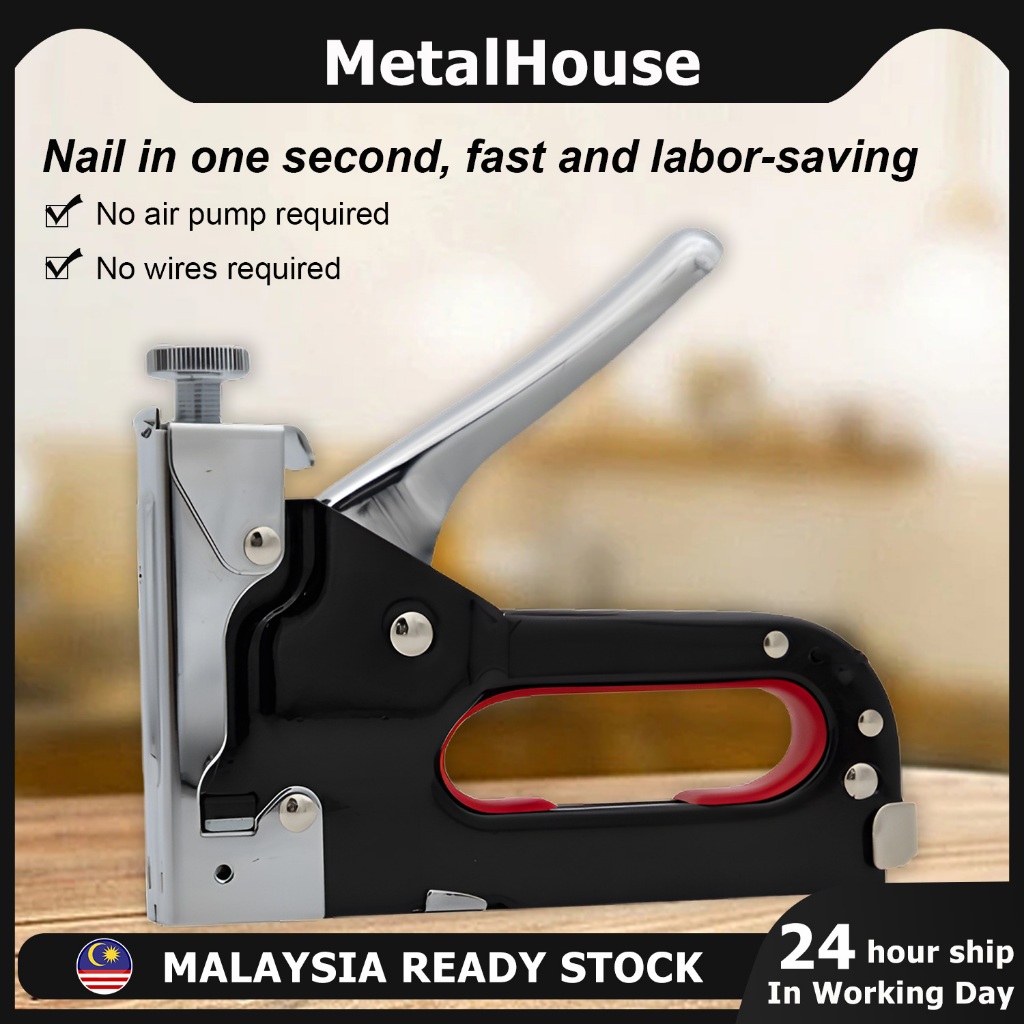 Heavy Duty 4 In 1 Multitool Nail Staple Gun Stapler Stapling Machine ...