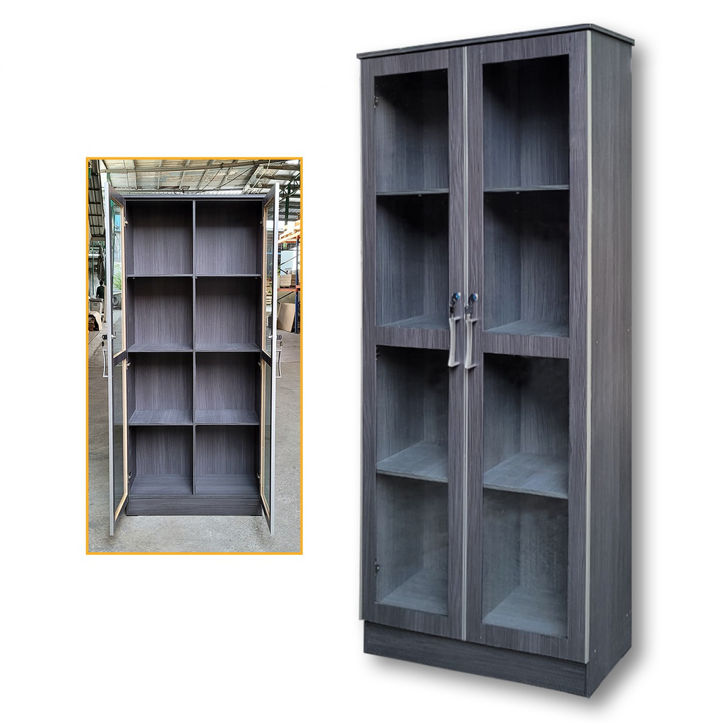 CLASSIC 3 Door Display Cabinet Glass Cabinet Display Rack Book Rack ...