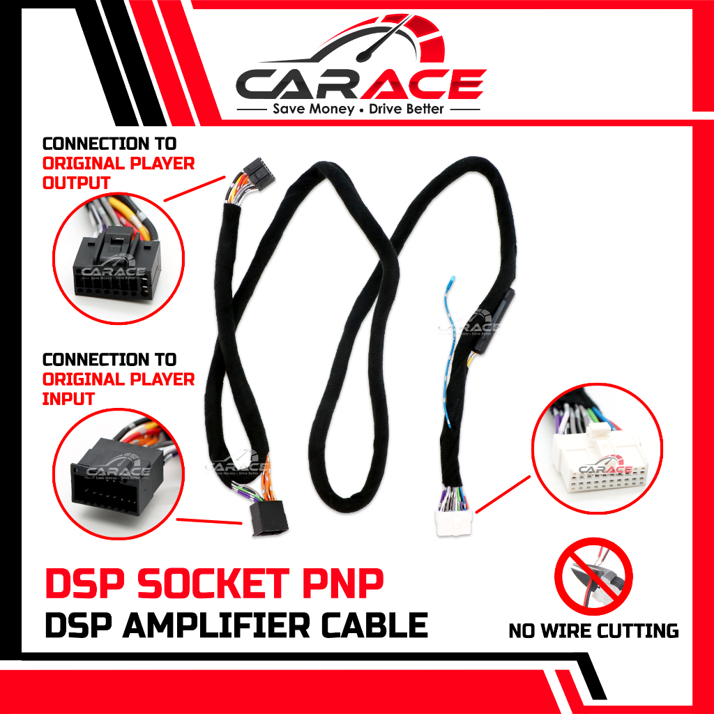 DSP Socket Plug and Play for Android Player Original Perodua Proton ...