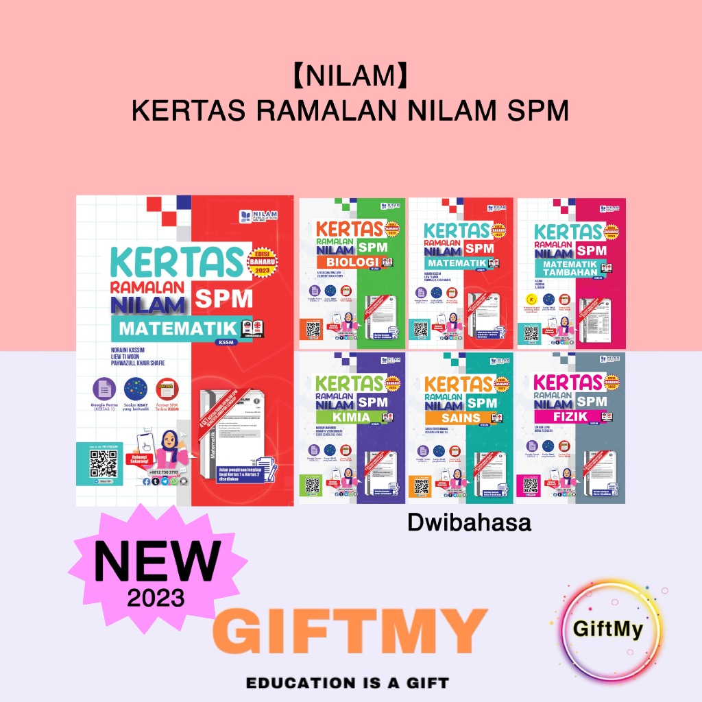 【Nilam】Kertas Ramalan Nilam SPM KSSM 2023 Dwibahasa— Model Test Paper ...
