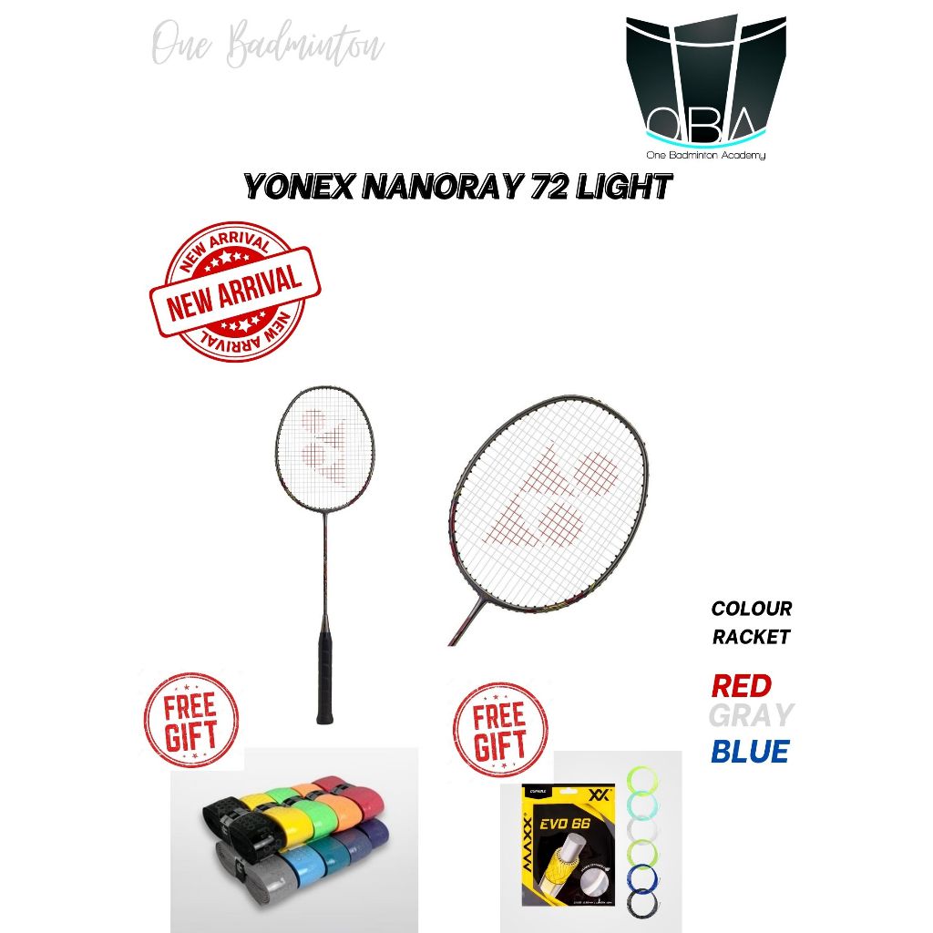YONEX NANORAY 72 LIGHT BADMINTON RACQUET | Shopee Malaysia