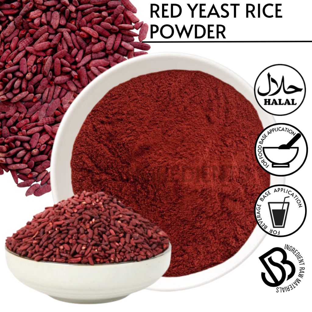 Red yeast rice powder /Serbuk Beras Yis Merah/红曲米粉 | Shopee Malaysia