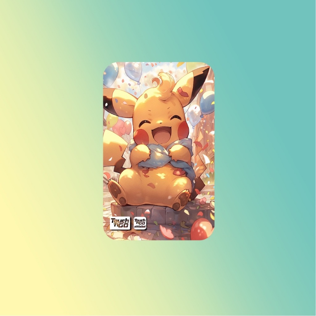 ( PIKACHU Series ) Touch n Go Card Sticker Cover TNG / MASTER / VISA ...