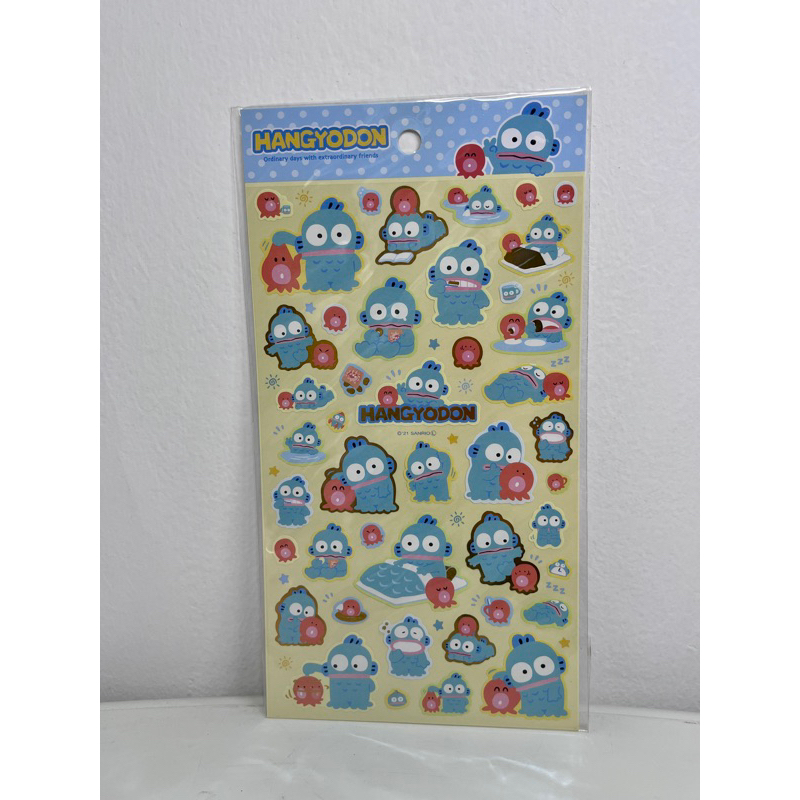 Original Sanrio hangyodon tuxedosam pompompurin kerokerokeroppi sticker ...