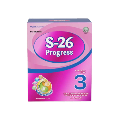 Wyeth S26 Progress Step 3 Milk Powder 1.1kg | Shopee Malaysia