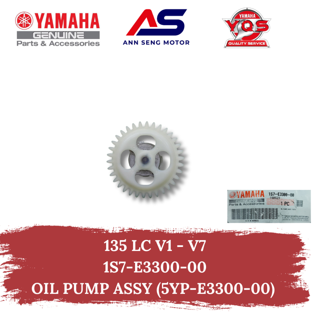 YAMAHA 135LC V1-V7 OIL PUMP ASSY (5YP-E3300-00) ORIGINAL (1S7-E3300-00) | Shopee Malaysia