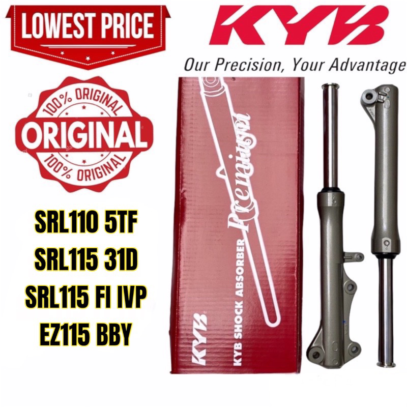SALE!! YAMAHA SRL110 SRL110ZR SRL115 SRL115 FI EZ115 (IVP) 100% ORIGINAL KYB FRONT FORK SET FORK ...