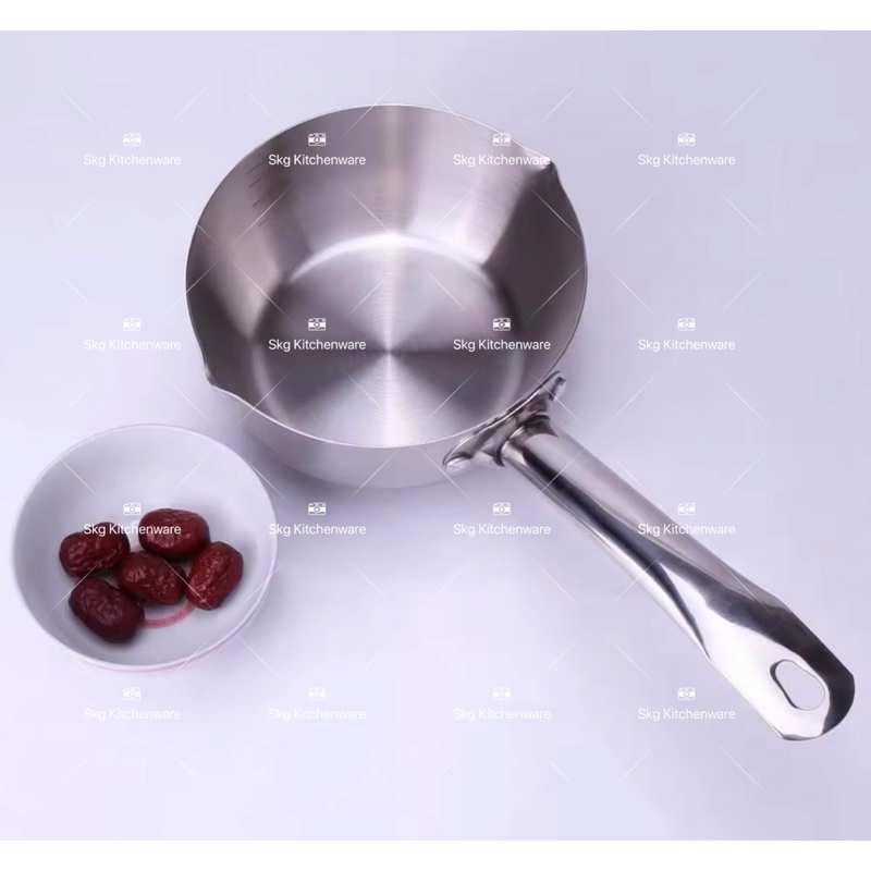 Stainless Steel Japanese Style Snow Pan Sauce Pan Milk Pot Noodle Pot ...