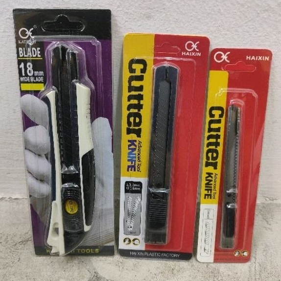 Utility Knife / Cutter Heavy Duty / Metal 9mm / 18mm | Shopee Malaysia