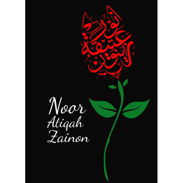 SOFTCOPY KHAT THULUTH NAMA BENTUK BUNGA / FAMILY TREE | Shopee Malaysia