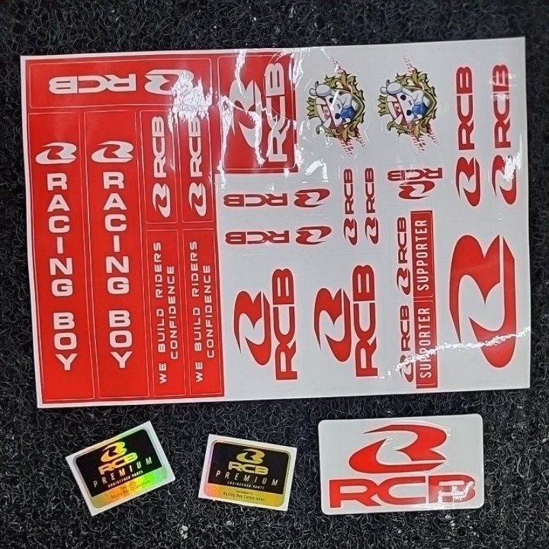 《100% Original》RCB Racing Boy Body & Adsorber sticker | Shopee Malaysia