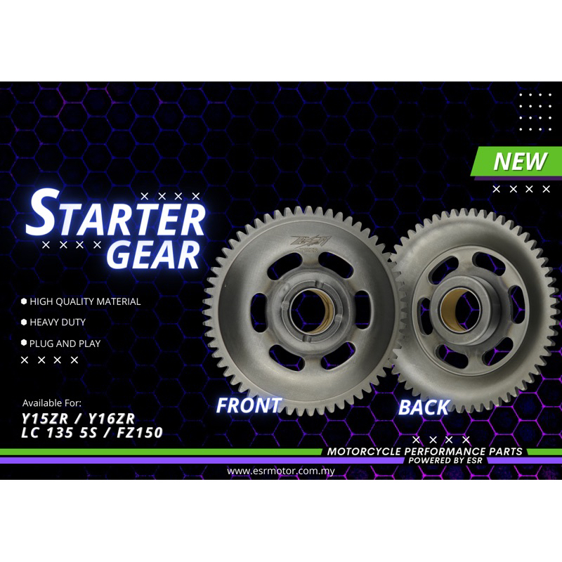 Starter Gear / Oneway Starter ESR 200% Original | Shopee Malaysia
