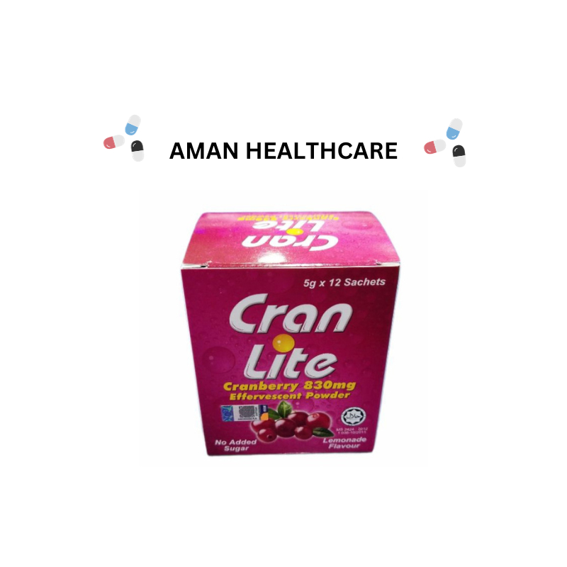 CRANLITE EFFERVESCENT POWDER SACHET 12's | Shopee Malaysia