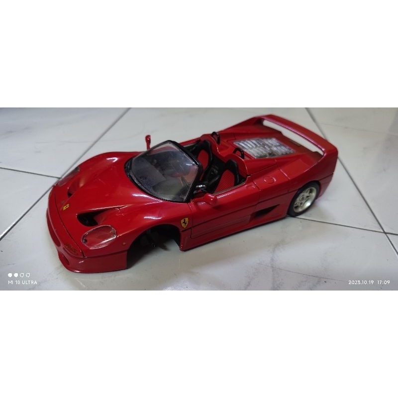 Burago 1/18 ferrari f50 f1 shell | Shopee Malaysia