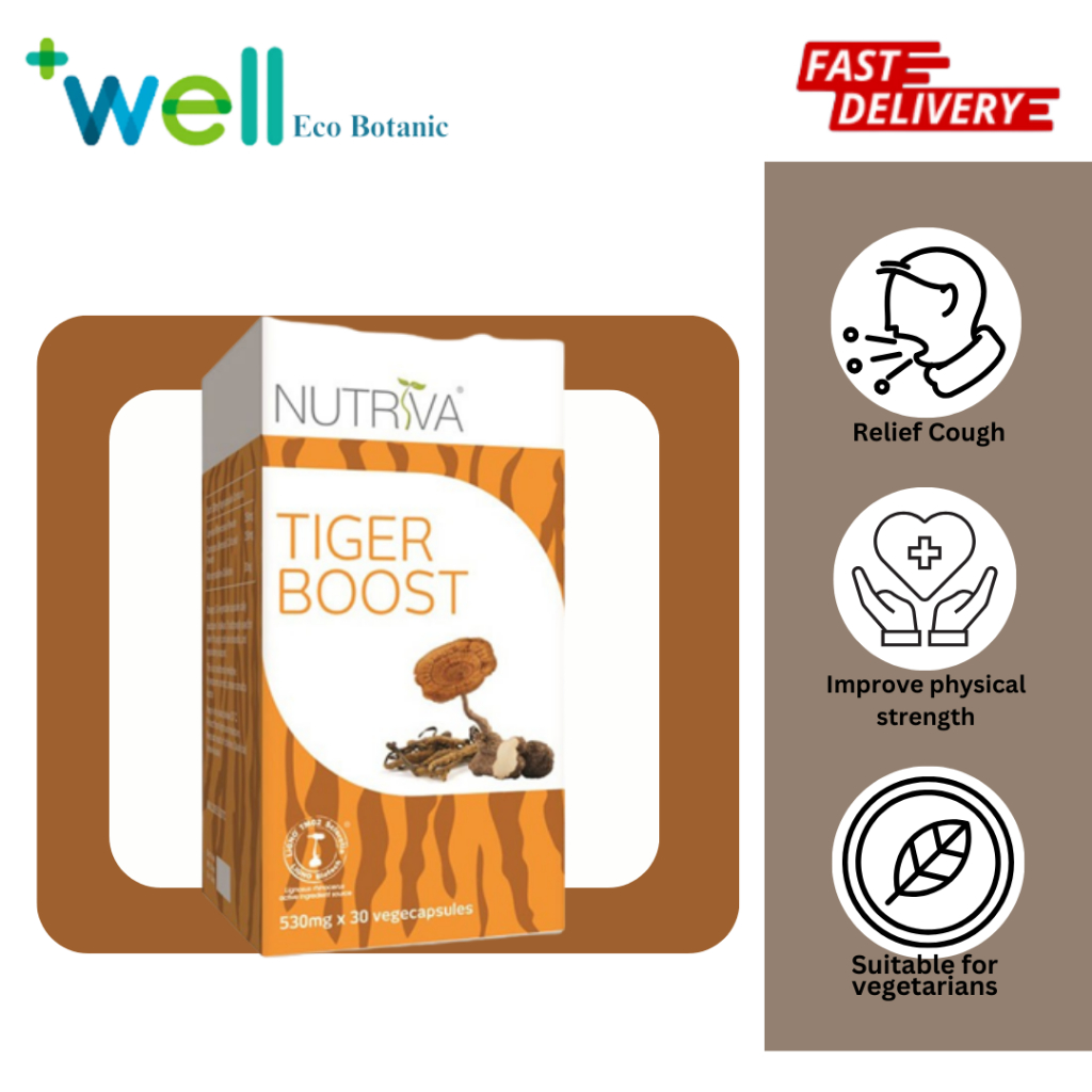 Nutriva Tiger Boost 30's ---- lung health, cough, immune system ...