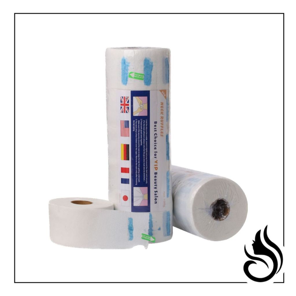 500sheets Quality Disposable Neck Strip Tissue Ruffle Barber Neck Paper ...