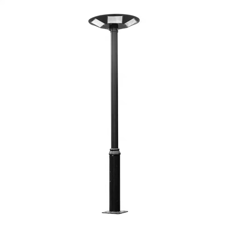 ufo solar light Pole for Solar street light 3M/4M Removable Heavy Duty Galvanized Steel Split ...