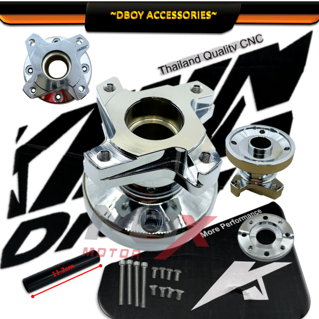 SPROCKET HUB ADAPTER ALLOY CNC KING DRAG YAMAHA LC 135 /LC135 V8/ Y15 V1 V2/ Y16 Y16ZR Y15ZR RIM ...