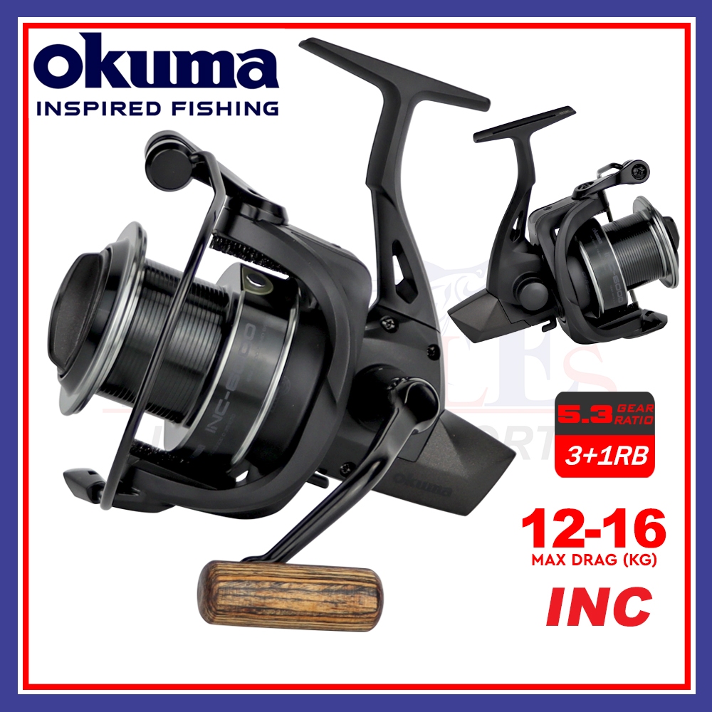 Okuma Inception (12kg-15kg Max Drag) Saltwater Spinning Fishing Reel Mesin Pancing | Shopee Malaysia