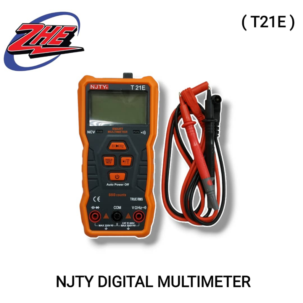 NJTY T21E SMART DIGITAL MULTIMETER AC/DC CAPACITANCE FREQUENCY (7873/ ...