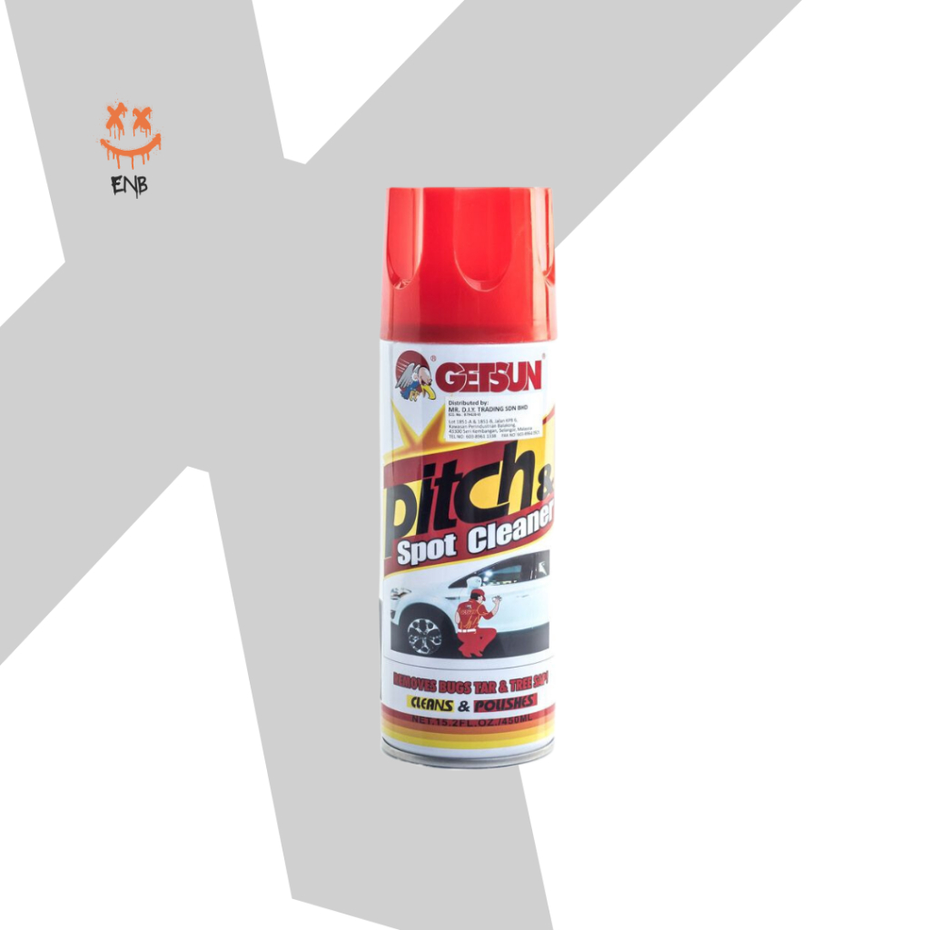 GETSUN Pitch & Spot Cleaner (450ml) wax kereta | Shopee Malaysia