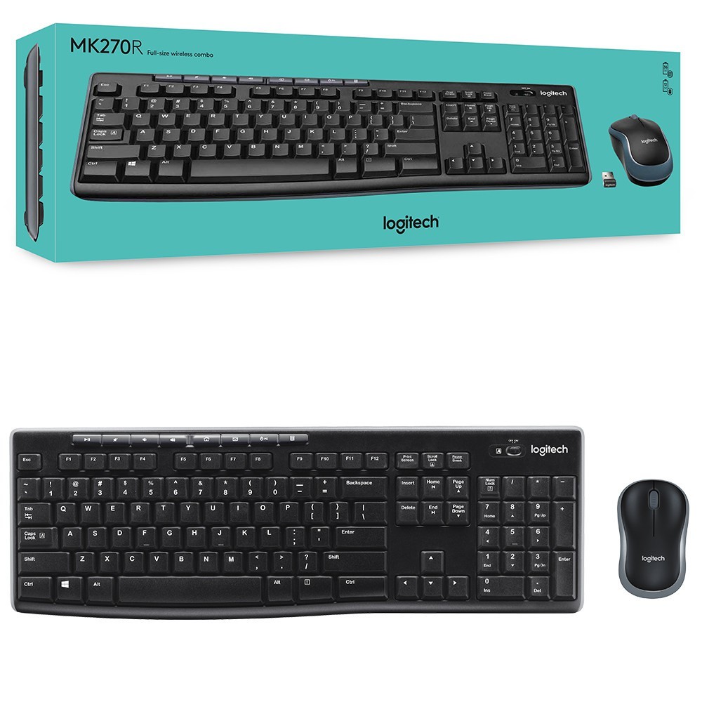 Hot Price Logitech Mk270r Wireless Combo Keyboard And Mouse Shopee Malaysia