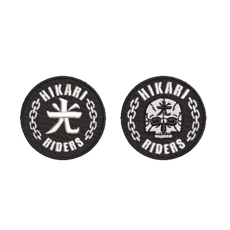 Embroidery Patch Hikari Riders Iron On / Hikari Riders Velcro Patch ...