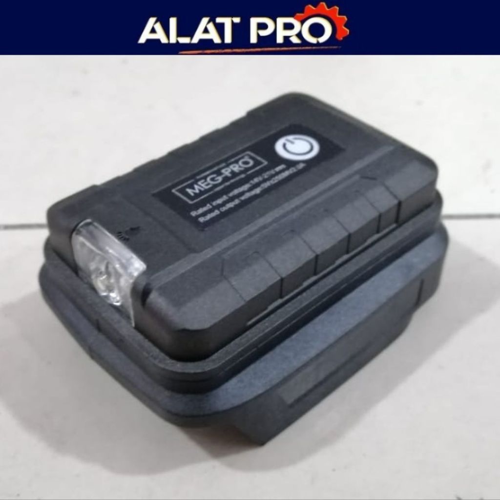 Meg Pro Adapter LED Work Lamp Spotlight Cordless Power Bank USB Port ...