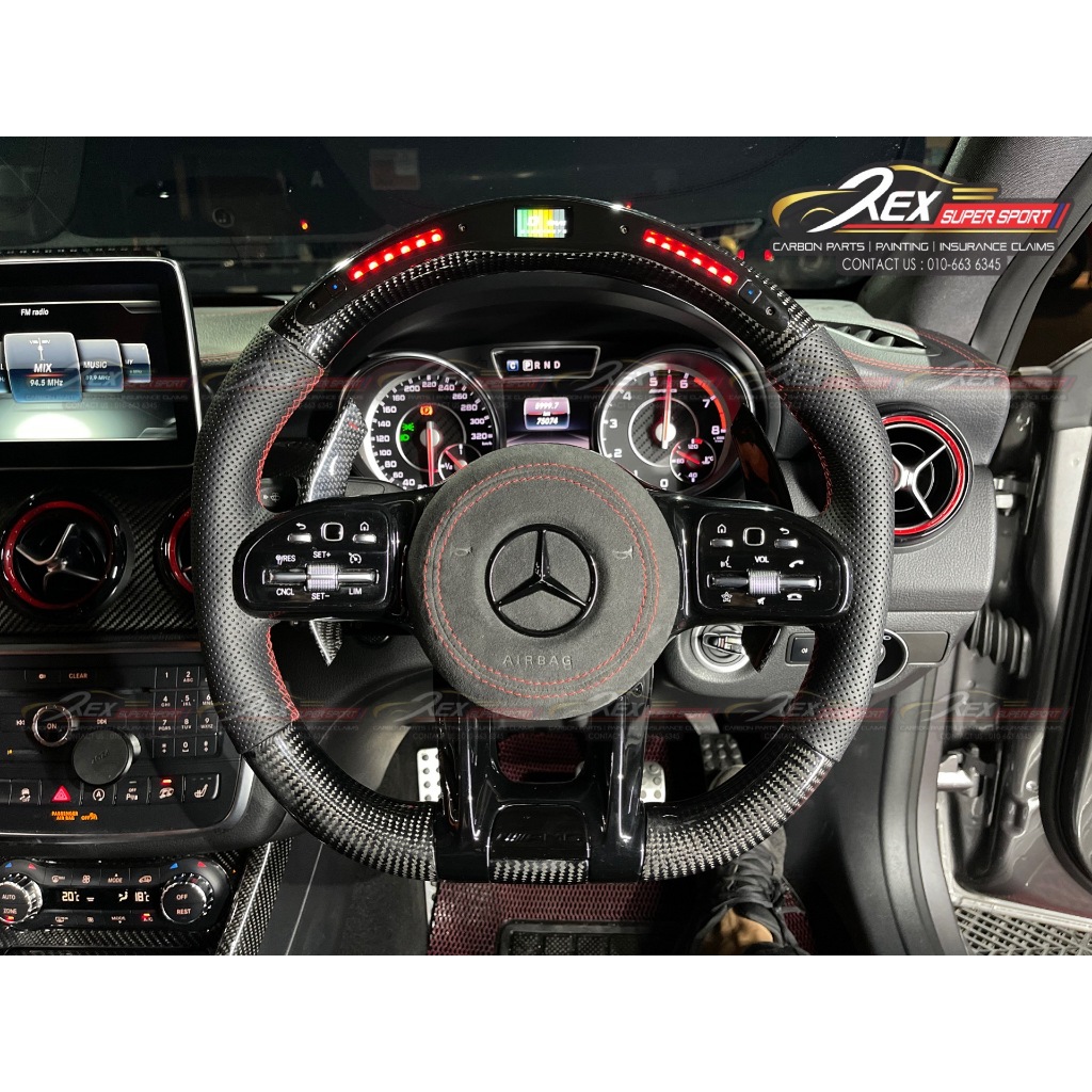 Mercedes-Benz New 45s LED PErformance Carbon Steering For All Mercedes ...