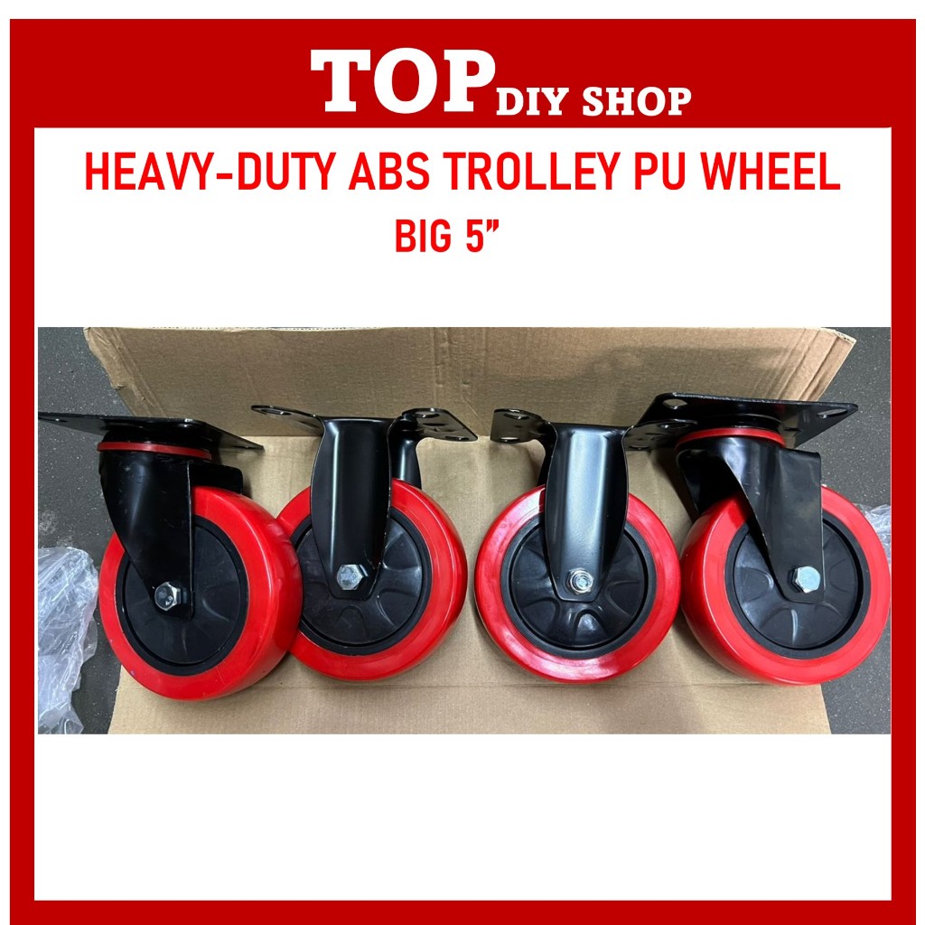 250KG ABS Trolley Troli Barang Heavy Duty Trolley Foldable Trolly ...
