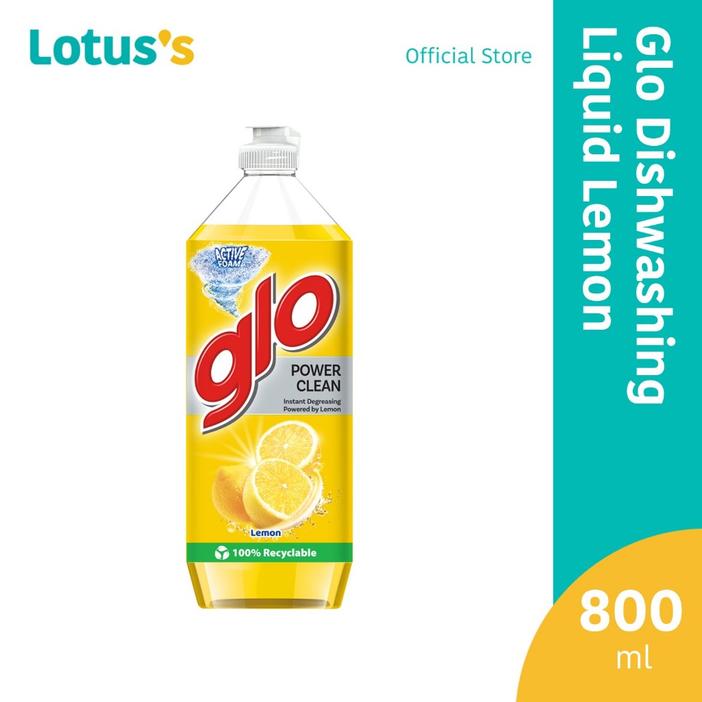 Glo Lemon Dishwashing Liquid 800ml | Shopee Malaysia