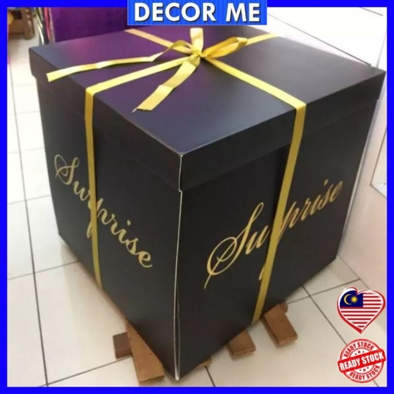 [READY STOCK] EMPTY SURPRISE BOX 50*50*50CM & 70*70*70CM | Shopee Malaysia