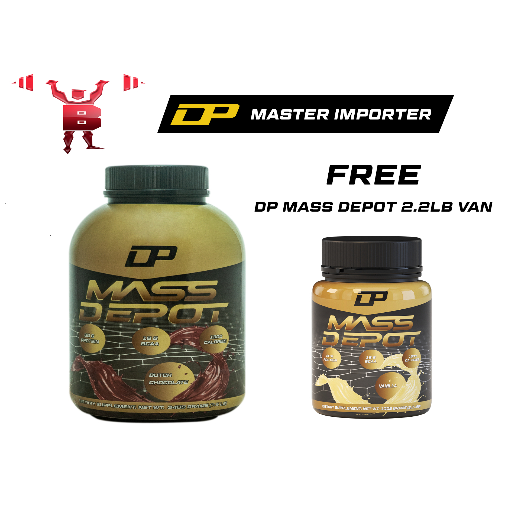 PROTEIN MASS GAINER DP Mass Depot Gainer 7.5lb [ FREE MASS DEPOT 2.2LB ...
