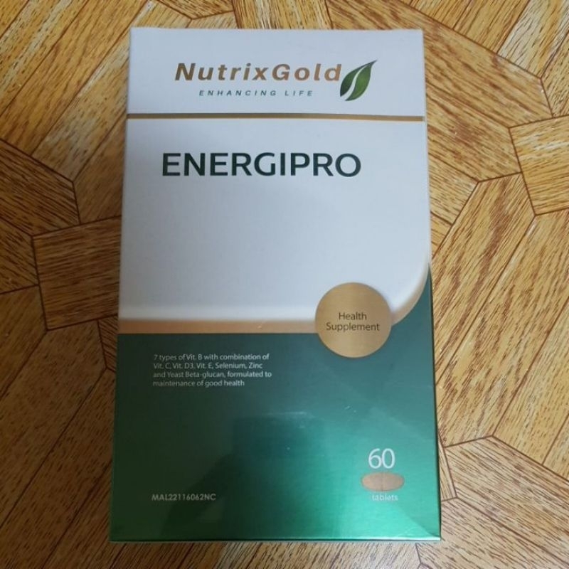 Nutrixgold Energipro Tablets 60s (Expiry Date:02/2025) | Shopee Malaysia