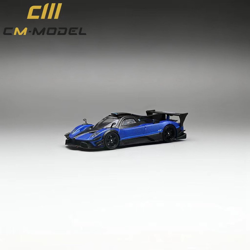 CM Model 1/64 Pagani Zonda Revolution - Full Carbon Blue | Shopee Malaysia