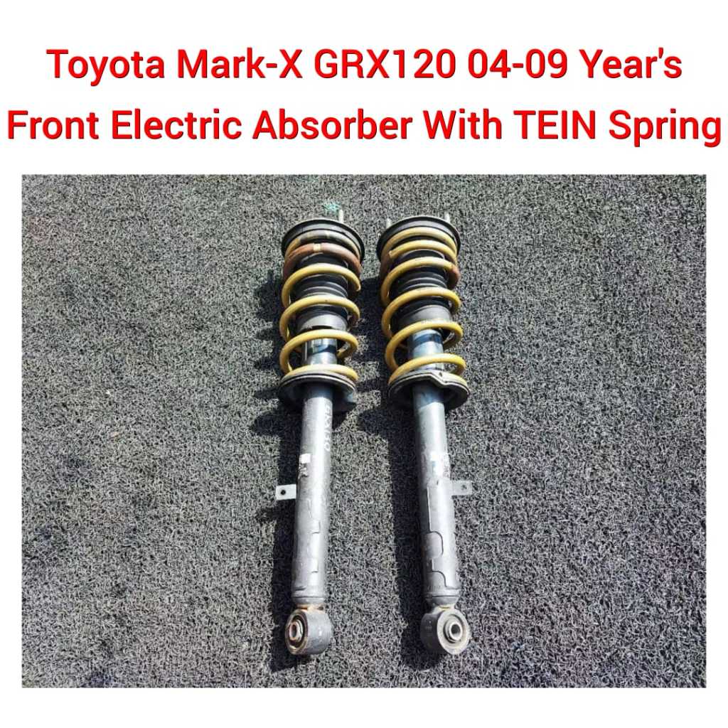 Front Shock Absorber Toyota Mark-X GRX120 With TEIN Sport Spring ...